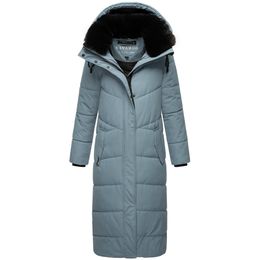 Navahoo Damen Steppmantel "Hingucker XIV", blau, Gr. L, Obermaterial: 100% Polyester. Futter: 100% Polyester. Wattierung: 100% Polyester, M&auml;ntel,