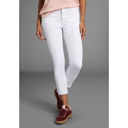 Arizona Damen 7/8-Jeans &raquo;Shaping&laquo; eng anliegend, R&ouml;hrenjeans, High-Waist, 7/8-L&auml;nge wei&szlig; 44, N-Gr