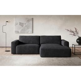 COTTA Ecksofa &raquo;Lasso L-Form, B: 288 cm, XL Sofa, Top Modern&laquo; XL Recamiere B:114 cm, bequeme Wellenunterfederung, viele Stoffe grau 88% Polyester, 12% 