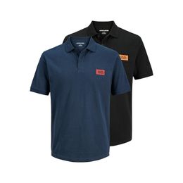 Jack & Jones PlusSize Jack & Jones Plussize Herren Jack & Jones PlusSize Poloshirt &raquo;JJRUSH POLO SS 2PK MP PLS&laquo; Packung, 2 Baumwolle, regular fit 5XL