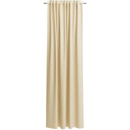 Neutex for you! Vorhang nach Ma&szlig; &raquo;VELVETDREAM&laquo; Multifunktionsband 1 Stk. tlg. Uni Blackout mit samtiger Oberfl&auml;che beige Jacquard, Obermaterial: 100% 