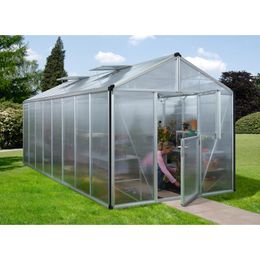 Vitavia Gew&auml;chshaus &raquo;Zeus 15700&laquo; silber B/H/T: 266cm x 622cm