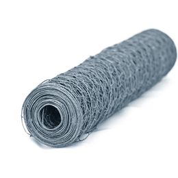 Windhager Voliere &raquo;f&uuml;r Hasen, H&uuml;hner und V&ouml;gel, Kleintiergeflecht verzinkt&laquo; Sechseck-Geflecht, Gittergr&ouml;&szlig;e 1 x 10 m oder 0,5 x 10 m grau Stahl B/H/L: 100cm x 