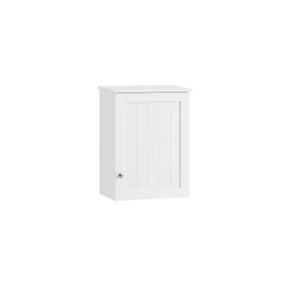 sobuy H&auml;ngeschrank mit 1 T&uuml;r Wei&szlig; 40x23x52cm Klassisch