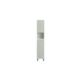 sobuy Badezimmer-Hochschrank mit 2 T&uuml;ren Gr&uuml;n 31x30x167cm Funktional