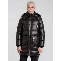 Trueprodigy Herren Winterjacke "Elwin Kapuze und gro&szlig;e aufgesetzte Taschen", schwarz, Gr. XS, Obermaterial: 100% Polyester PES., Jacken