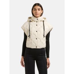 Khujo Damen Funktionsweste "Ninga", beige, Gr. XXL, Obermaterial: 100% Nylon. Innenfutter: 100% Nylon. Wattierung: 100% Polyester, Westen, Kurze