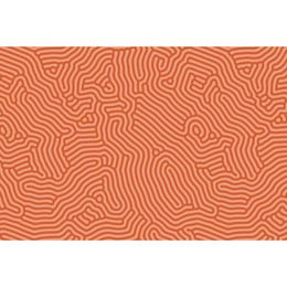 Livingwalls living walls Fototapete &raquo;Walls by Patel Sahel&laquo; glatt Vlies, Wand orange Vlies B/L: 4m x 2,7m