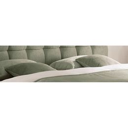 Hapo Dekokissen &raquo;NEYLA, 2er Kissenset, wahlweise in den Gr&ouml;&szlig;en: 40x40cm oder 60x40cm&laquo; Super Softflocken gr&uuml;n Faserb&auml;llchen (Polyester) B/L: 40cm x 