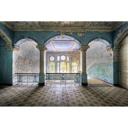 queence Acrylglasbild &raquo;Vintage, Industie&laquo; Architektonische Elemente Geb&auml;ude Innenarchitektur Schloss Vintage Fine Art-Print in Galeriequalit&auml;t bunt 