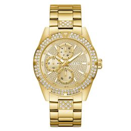 Guess Herren Multifunktionsuhr &raquo;ORION&laquo; Quarzuhr, Armbanduhr, Herrenuhr, Edelstahlarmband, analog, Wochentag gold Einheitsgr&ouml;&szlig;e