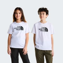 The North Face Kinder T-Shirt "TEEN EVOLUTION HALF DOME SS TEE", wei&szlig;, Gr. XL, Obermaterial: 100% Baumwolle, Shirts, f&uuml;r Jugendliche, mit sportlichem