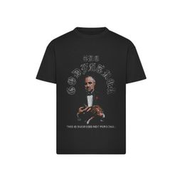 Merchcode Herren T-Shirt "Merchcode The Godfather not Personal Loose Tee", schwarz, Gr. XS, bedruckt, 100% Baumwolle, Shirts