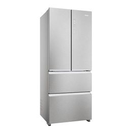 Haier K&uuml;hl-/Gefrierkombination French Door 70 &raquo;HFR3718DNMM&laquo; 177,5 cm hoch 70 cm breit French Door-T&uuml;ren & Easy Access-Gefrierschubladen silber Total No 
