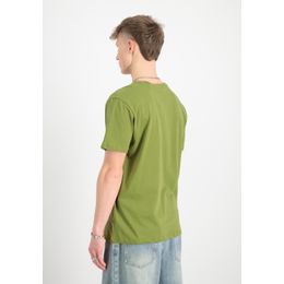 Herren T-Shirt "Flying Buzz SL T-Shirt", gr&uuml;n, Gr. XXL, Alpha Industries, Obermaterial: 100% Baumwolle, Shirts