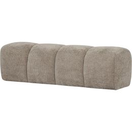 Woood Polsterbank &raquo;Mojo ohne R&uuml;ckenlehne mit Jacquard-Rippenbezug B 160 x T 45 x H 49 cm&laquo; Ausgezeichnete Verschlei&szlig;festigkeit, Tragkraft 120 kg, 