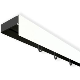 SN DECO GROUP Gardinenschiene &raquo;Vorhangschiene SH mit Blende&laquo; 1 l&auml;ufig-l&auml;ufig Fixma&szlig; wei&szlig; Kunststoff B/L: 440cm, 1 l&auml;ufig