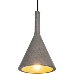 Paco Home Pendelleuchte &raquo;CLOUCH&laquo; E27 LED, E27, Lampe F&uuml;r Wohnzimmer Esszimmer K&uuml;che, H&ouml;henverstellbar grau 1, &Oslash; 21,5cm