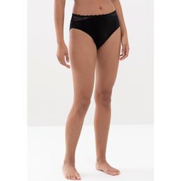 Mey Damen Panty "Amorous", Gr. 38, schwarz, Spitze, Obermaterial: 87% Polyamid, 13% Elasthan, Unterhosen, Taillensitz, Spitze, kleine Zierschleife