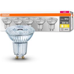Osram LED-Leuchtmittel &raquo;LED-Reflektorlampe&laquo; GU10 5 Stk. Warmwei&szlig; transparent Einheitsgr&ouml;&szlig;e