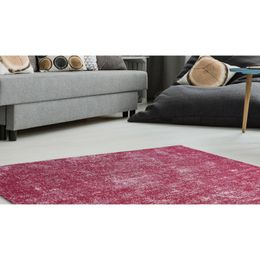 Kayoom Teppich &raquo;Etna 110&laquo; rechteckig 10 mm H&ouml;he Maschinell getufteter Teppich, hervorragende Qualit&auml;t, aktuelle Farben rot Polyester B : 160cm 1 Stk., 10mm, 