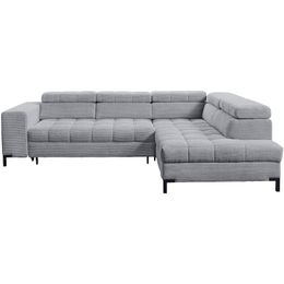 exxpo - sofa fashion Ecksofa &raquo;Bocco, hochwertige Verarbeitung, toller Sitzkomfort, bequem, L-Form&laquo; wahlweise mit Bettfunktion u. Bettkasten, inkl. 