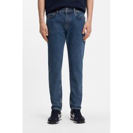 BOSS Orange Herren BOSS Orange Tapered-fit-Jeans &raquo;Onyx Comfor Fit Denim&laquo; Regular Tapered Fit, Stretch-Denim, Mittlere Bundh&ouml;he blau 33, L&auml;nge 34