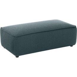 W.Schillig Hocker &raquo;around-the-block&laquo; mit eleganter Biese blau ROHLEDER Jacquard-Flachgewebe Q2 O10 (60% Polyacryl, 40% Polyester) B/H/T: 120cm x 39cm 