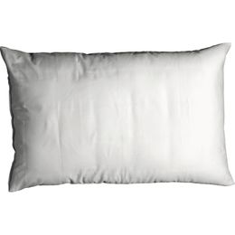 CASATEX Kissenbezug &raquo;Uni&laquo; Uni Design, Rei&szlig;verschluss, tolle Farben wei&szlig; Satin, Baumwolle B/L: 40cm x 80cm, 1 Stk., Satin