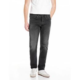 Replay Herren Straight-Jeans &raquo;GROVER&laquo; in vielen verschiedenen Waschungen, mit Stretch schwarz 34, L&auml;nge 34