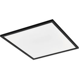 Eglo Deckenleuchte &raquo;SALOBRENA-Z&laquo; LED-Modul 1 Stk. warmwei&szlig; - kaltwei&szlig; App/Sprachsteuerung Alexa, 59,5x59,5x5cm, exkl. Fernbedienung schwarz H: 5cm, 1 