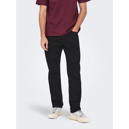 Only & Sons Only & Sons Herren ONLY & SONS Regular-fit-Jeans &raquo;ONSEDGE STRAIGHT BROMO 0017 DOT DNM NOOS&laquo; blau 31, L&auml;nge 32
