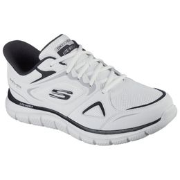 Skechers Herren Slip-On Sneaker &raquo;TRACK&laquo; Freizeitschuh, Schn&uuml;rschuh mit Memory Foam schwarz-wei&szlig; 39