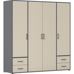 Rauch Dreht&uuml;renschrank &raquo;Kleiderschrank Schrank Garderobe W&auml;scheschrank VOYAGER&laquo; in 3 verschiedenen Ausstattungen BASIC/CLASSIC/PREMIUM, mit 2 modernen
