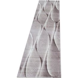 Ayyildiz Teppiche L&auml;ufer &raquo;Parma 9310&laquo; rechteckig 9 mm H&ouml;he 80cm x 300cm (BxL) braun Kunstfaser B : 80cm 1 Stk., 9mm, L: 300cm
