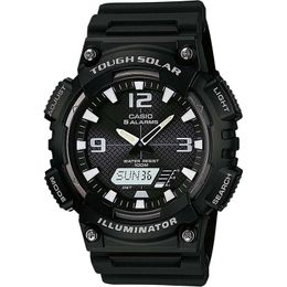 Casio Timeless Collection Herren CASIO TIMELESS COLLECTION Chronograph Solaruhr,Quarzuhr,Armbanduhr, Herrenuhr,Digitaluhr, bis 10bar wasserd. schwarz 