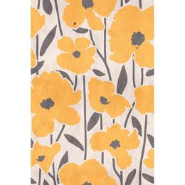 Livingwalls living walls Fototapete &raquo;Walls by Patel Flower Market&laquo; glatt Vlies, Wand gelb Vlies B/L: 1,8m x 2,7m