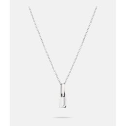 Liebeskind Berlin Damen Kette mit Anh&auml;nger &raquo;Schmuck Geschenk Edelstahl Halskette Festive Mini Link&laquo; silber Edelstahl, L: 45 B: 2mm