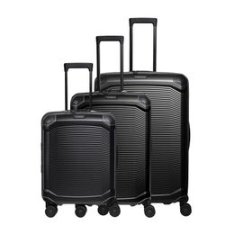 Travelite Herren Travelite Trolleyset &raquo;MILLENNIUM 3-teilig Reisekoffer Hartschale&laquo; aus leichtem Polycarbonat mit stabiler Bauweise und Innenaufteilung