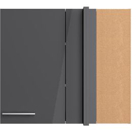 Optifit Eckh&auml;ngeschrank &raquo;Klara&laquo; Breite 80 x 45 cm schwarz Holzwerkstoff wildeiche, B/H/T: 85cm x 70,4cm x 34,9cm, T&uuml;ren: 1 Stk.