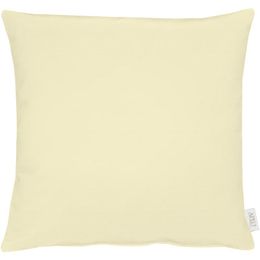 Apelt Dekokissen &raquo;4362 Rips Uni&laquo; Wasser- und Schmutzabweisend beige Obermaterial: 60% Polyester, 40% Baumwolle B/L: 49cm x 49cm, 1 Stk.