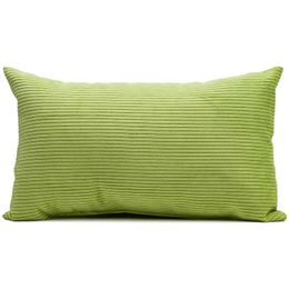 G&ouml;zze Dekokissen &raquo;Capri Cord&laquo; gr&uuml;n Polyester B/L: 30cm x 50cm, 1 Stk.