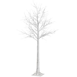 Bonetti LED Baum &raquo;Weihnachtsdeko&laquo; 1 Stk. Warmwei&szlig; Beleuchteter Deko-Baum in Birkenoptik, H&ouml;he ca. 120 cm wei&szlig; 120, H: 120cm, 1 Stk.