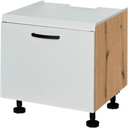 Express K&uuml;chen Unterschrank &raquo;ARTA&laquo; vormontiert Holzwerkstoff eichefarben astig, B/H/T: 60cm x 207cm x 58cm, Schubladen: 1 Stk., Classic