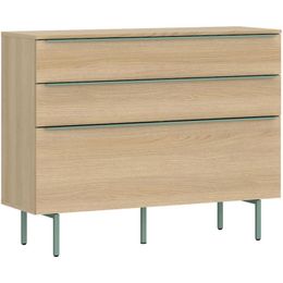 Tom Tailor HOME Kommode Lowboard, Breite 110 cm,1 Klappe,2 Schubladen, viel Stauraum Holzwerkstoff, Melamin, Spanplatte B/H/T: 110cm x 89cm x 42cm, 