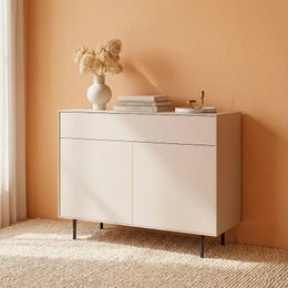 LeGer Home by Lena Gercke Lowboard &raquo;Essentials, Kommode, Anrichte, Kombikommode, Schrank mit Metallf&uuml;&szlig;en&laquo; Breite: 111 cm, UV lackiert, Push-to-open-