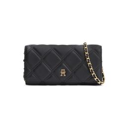 Tommy Hilfiger Portemonnaie 'Quilted TH Monogram Chain Strap' Damen Gr&ouml;&szlig;e One Size schwarz