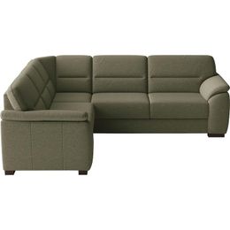 Sit & More sit&more Ecksofa &raquo;Montego L-Form, B: 255 cm&laquo; wahlweise mit Schlaffunktion und Schubkasten braun 100% Polyester B/H/T: 255cm x 88cm x 225cm, 