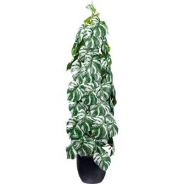 Creativ green K&uuml;nstliche Zimmerpflanze &raquo;Splitphilodendron&laquo; mit s&auml;ulenartigem Aufbau gr&uuml;n B/H/L: 90cm, 1 Stk.