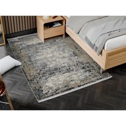 OCI DIE TEPPICHMARKE Teppich &raquo;ARCADIA PLAZA&laquo; rechteckig 6 mm H&ouml;he Design Teppich Kurzflor dezenter Glanz, Viskose, hochwertige Qualit&auml;t Obermaterial: 